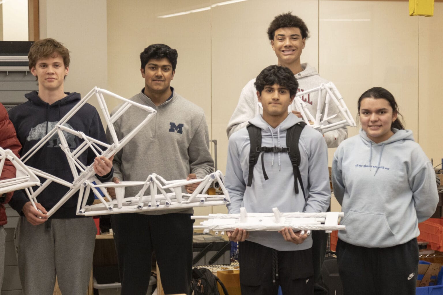 Paper Bridge Competition—First Record Set at Over 100 Pounds - MICDS