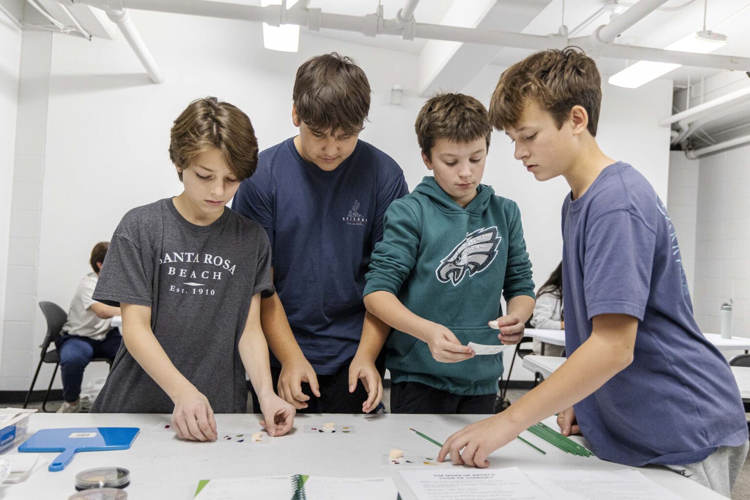 Middle School Students Shine in New Technical Theater Design Class - MICDS